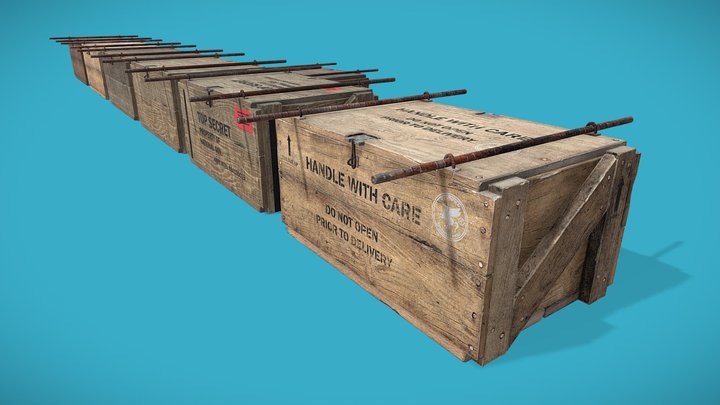 Shipping-box 3D models - Sketchfab