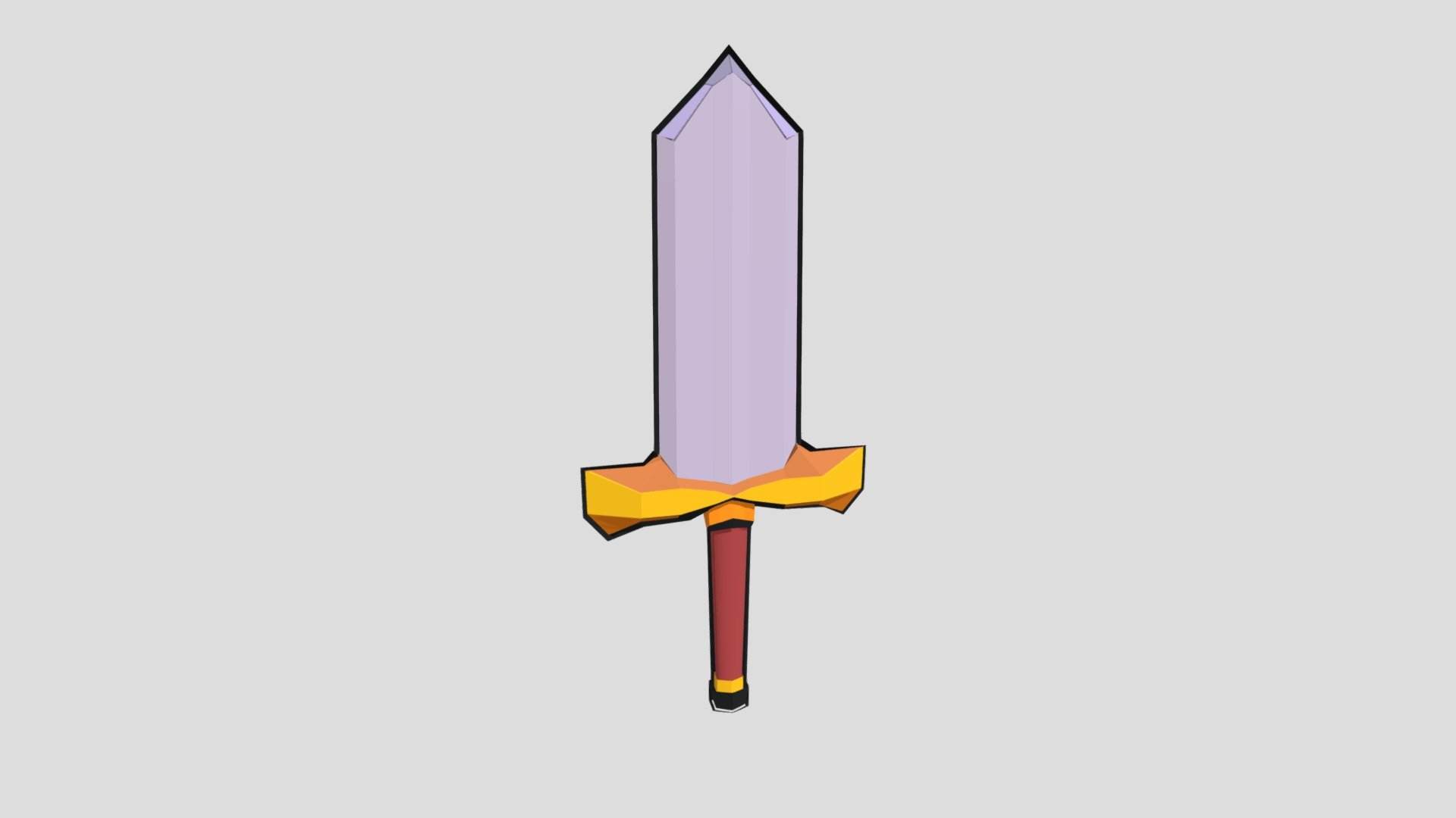 toon shaded sword - 3D model by ravage (@coderavage) [3fe62ef] - Sketchfab