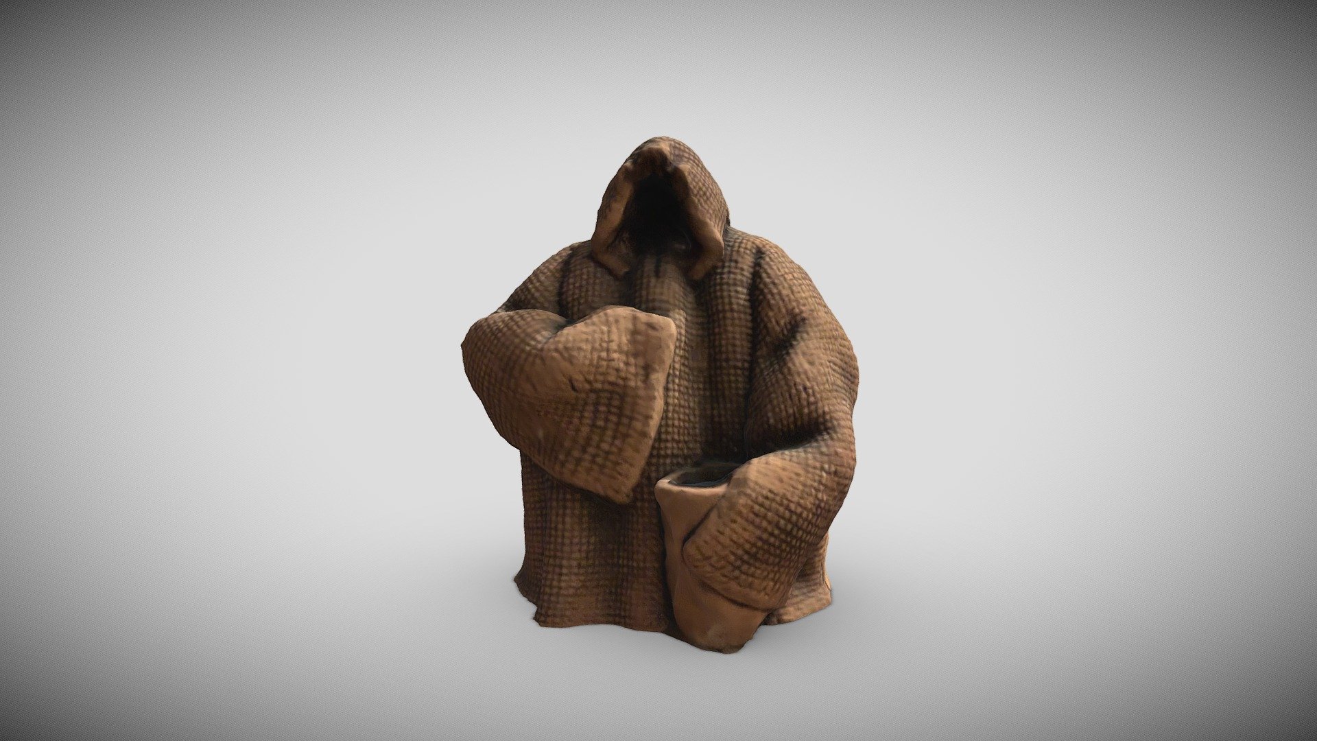 Hooded monk decoration - Download Free 3D model by mvksxx [3fe6638 ...