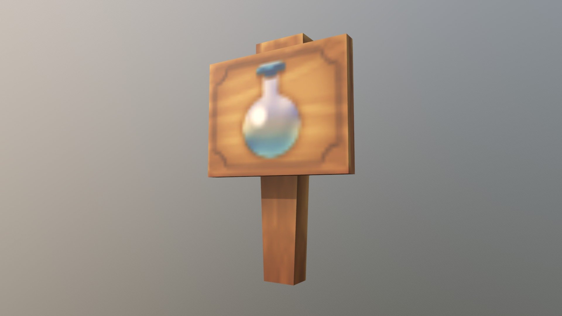 Signboard - Item Shop - 3D model by SmileBoom_SGB [3fe6a9a] - Sketchfab