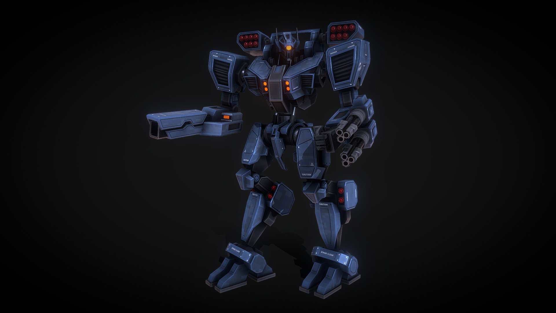 The Void Tyrant Mech - 3D model by Sawan Chaggar (@vortex22100 ...