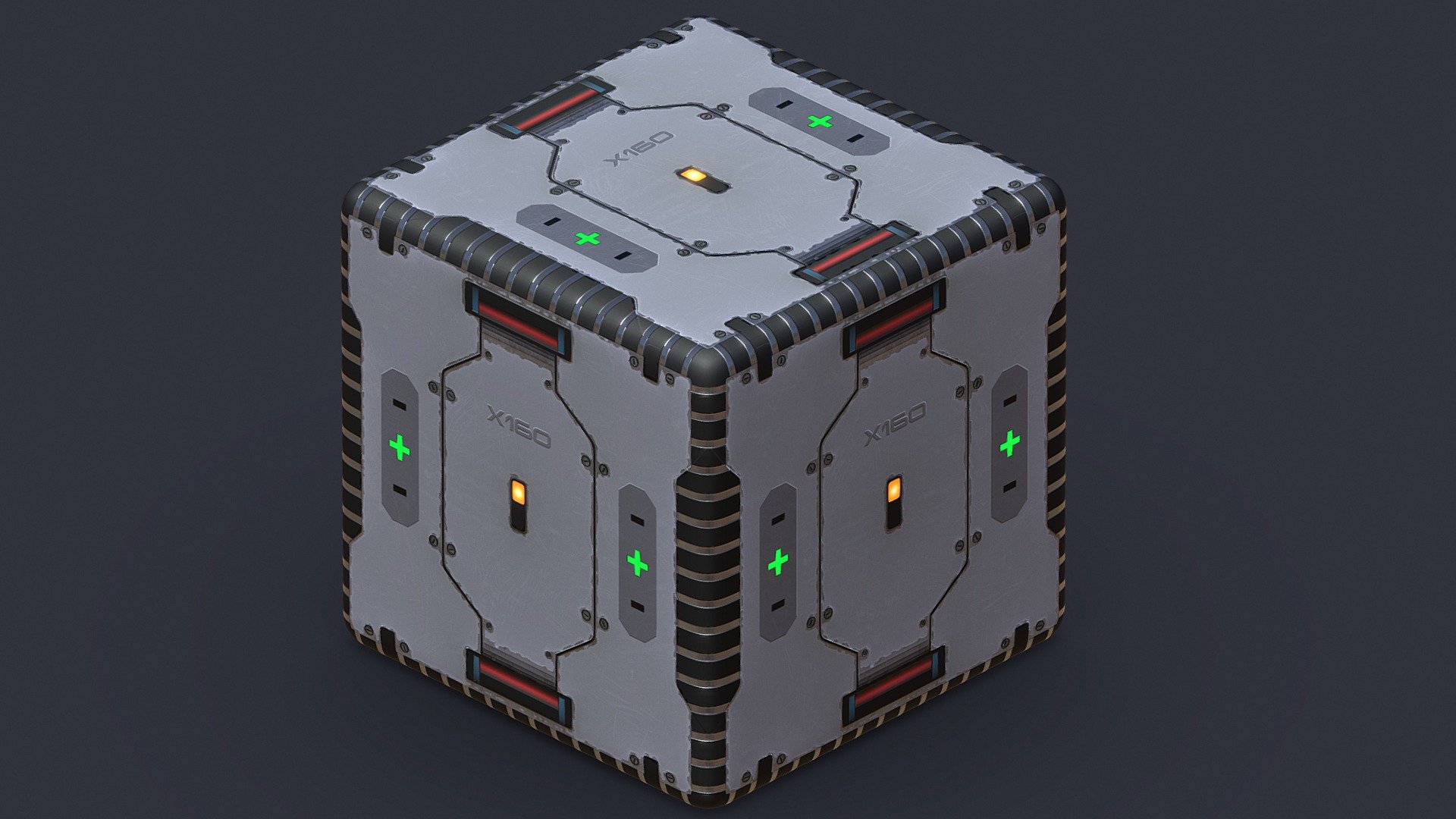 Sci-fi box2 test - 3D model by Naira (@naira001) [3fe8a27] - Sketchfab