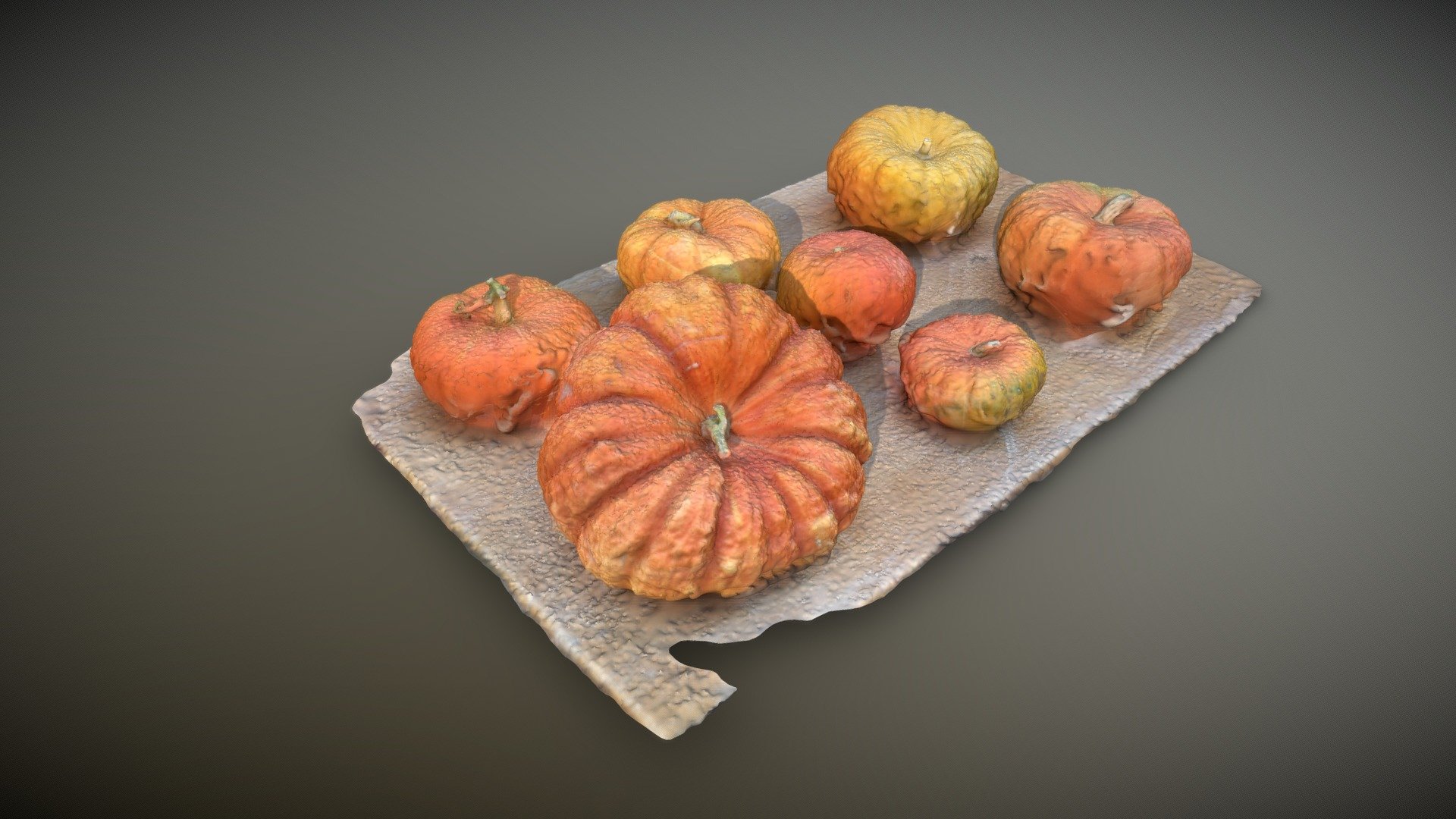 2021 Pumpkins - 3D model by dronepros [3fe95d0] - Sketchfab