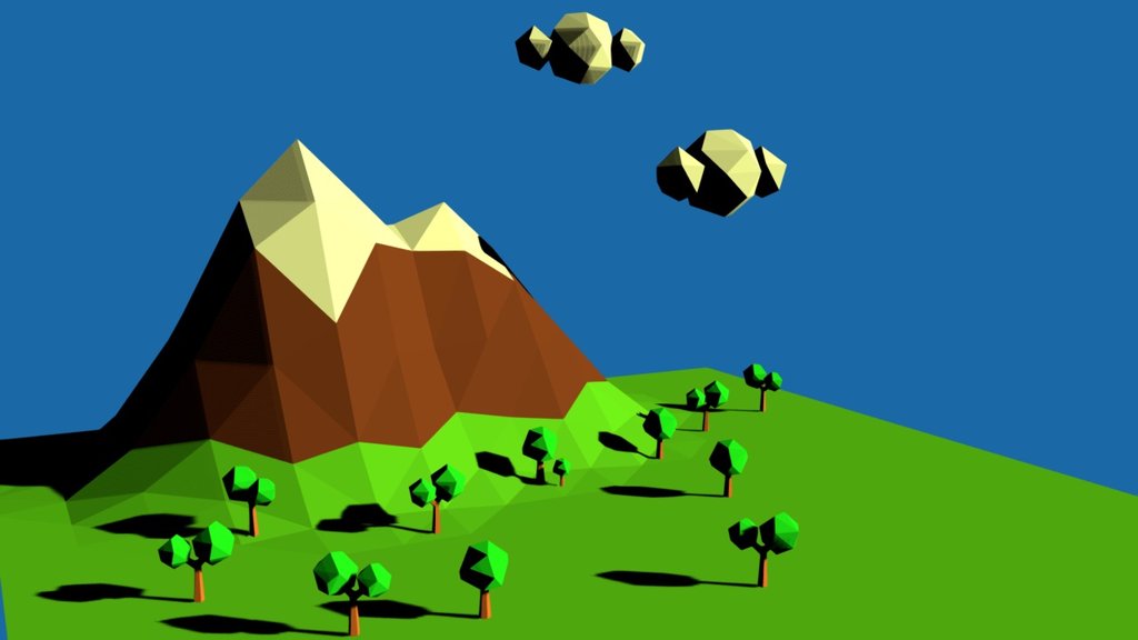 Low Poly Illustration - 3D model by selvin211 [3fe9612] - Sketchfab