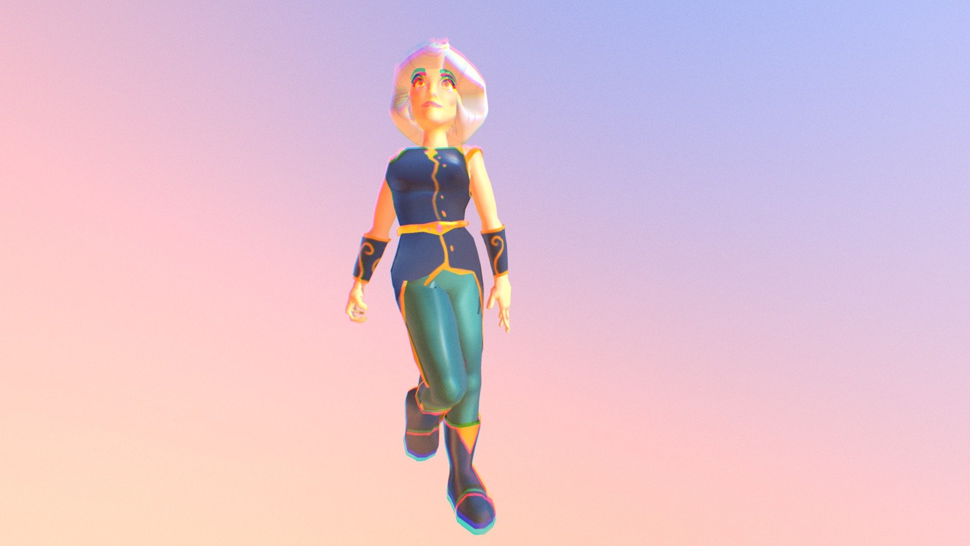 Claire - 3D model by Stefan Cabrera (@ZackHuslion) [3fec0df] - Sketchfab