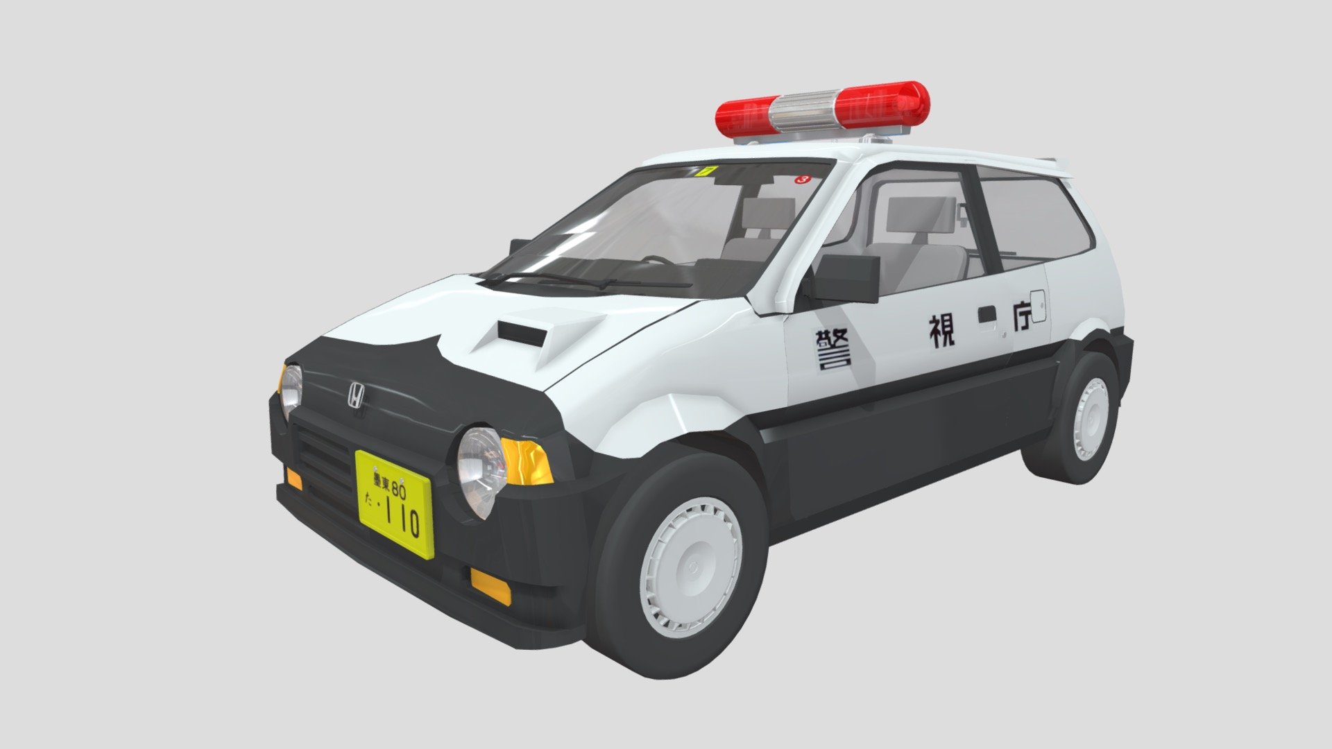 Honda Today (G-Type Police) - Download Free 3D model by Basic Hsu (@Hsu ...