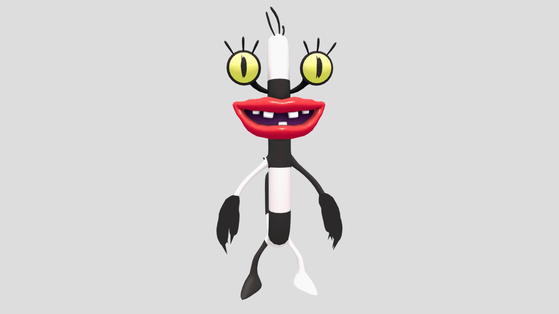 Nickelodeon All Star Brawl-Oblina - 3D model by SMF Features Developed ...