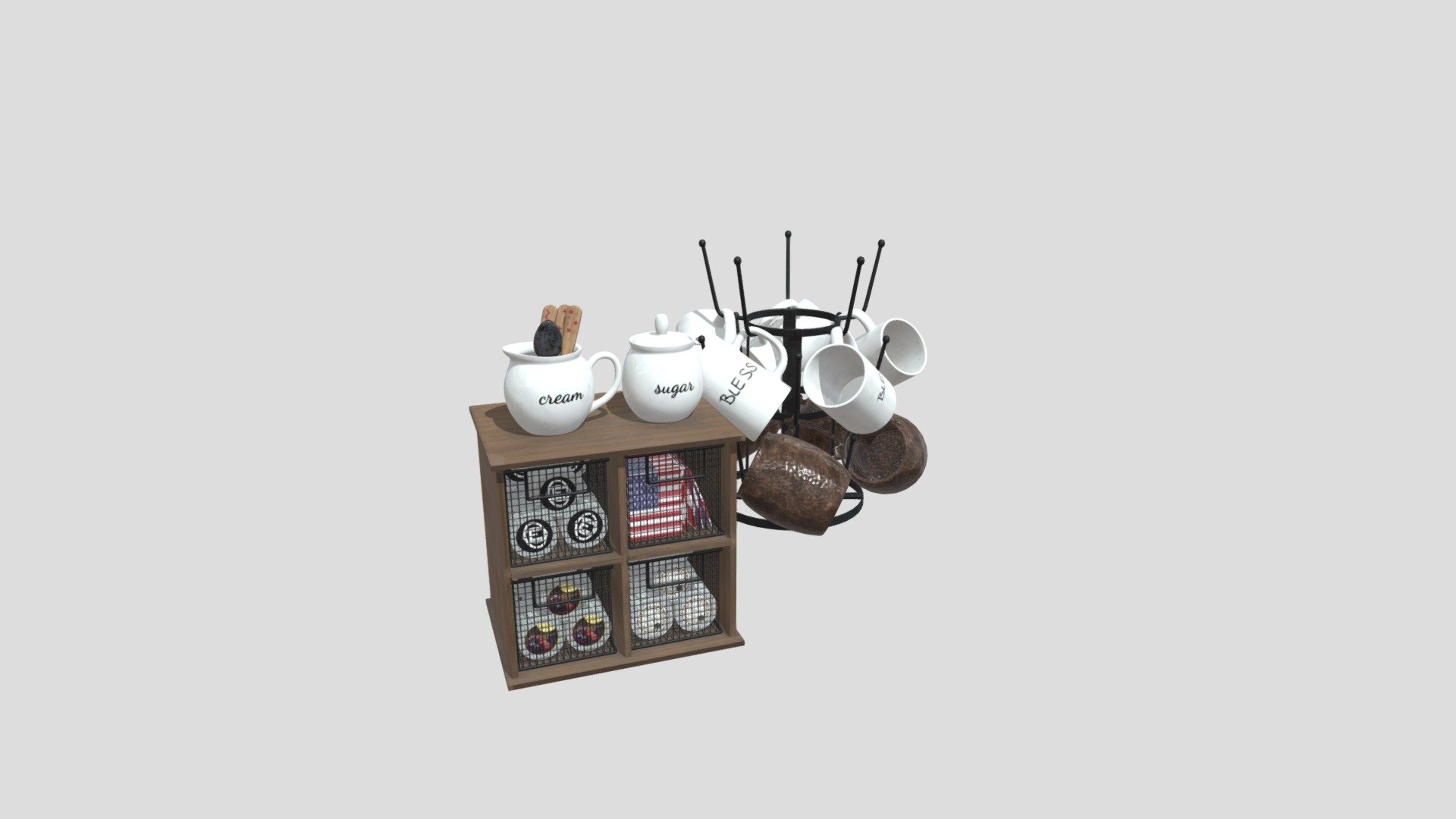 kitchen props 2 AM231 Archmodel - Buy Royalty Free 3D model by ...