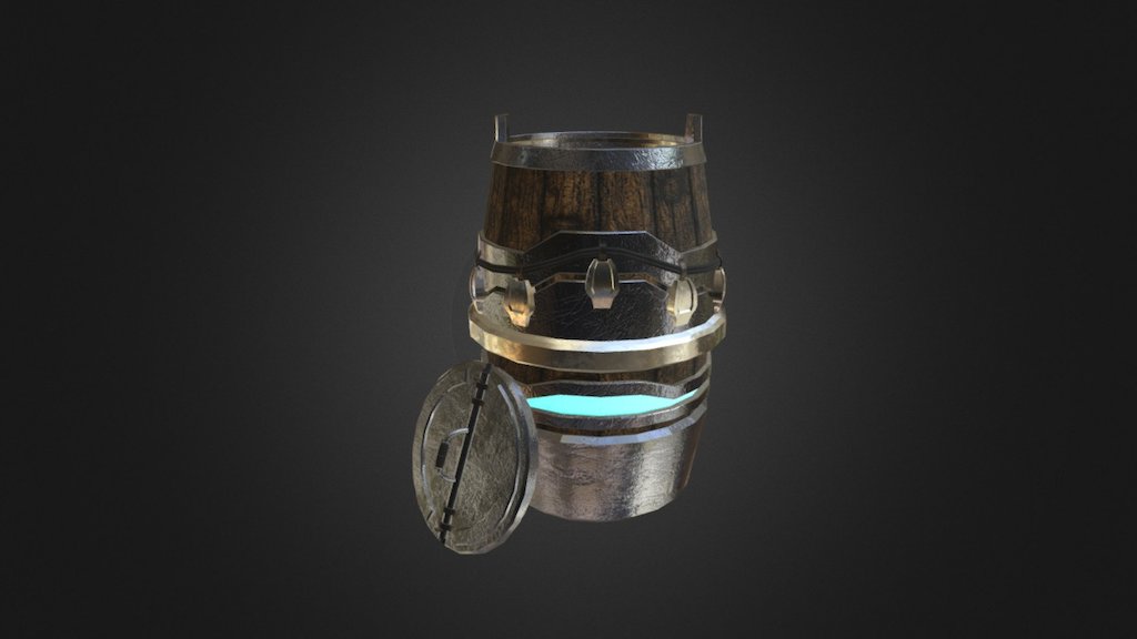 Barrel Open - 3D model by scottyhoh [3ff1f94] - Sketchfab
