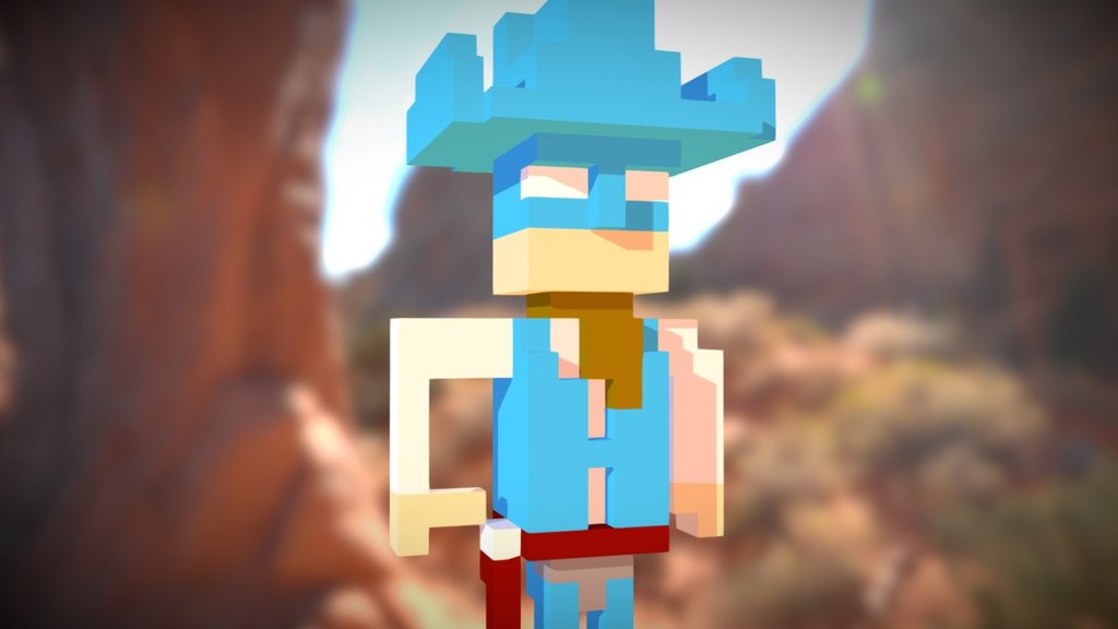 Scowly Gunslinger - 3D model by Minkyyy [3ff255b] - Sketchfab
