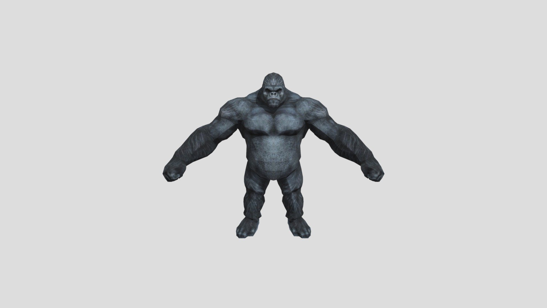 Gorilla free3d rig - Download Free 3D model by Vandacvi ...