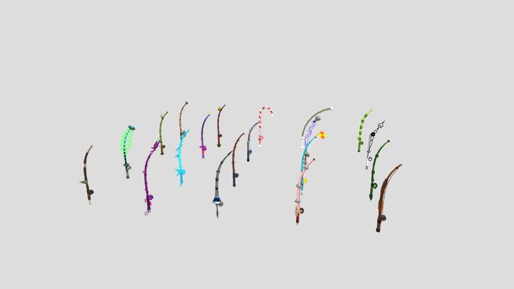 Fishing-rod 3D models - Sketchfab