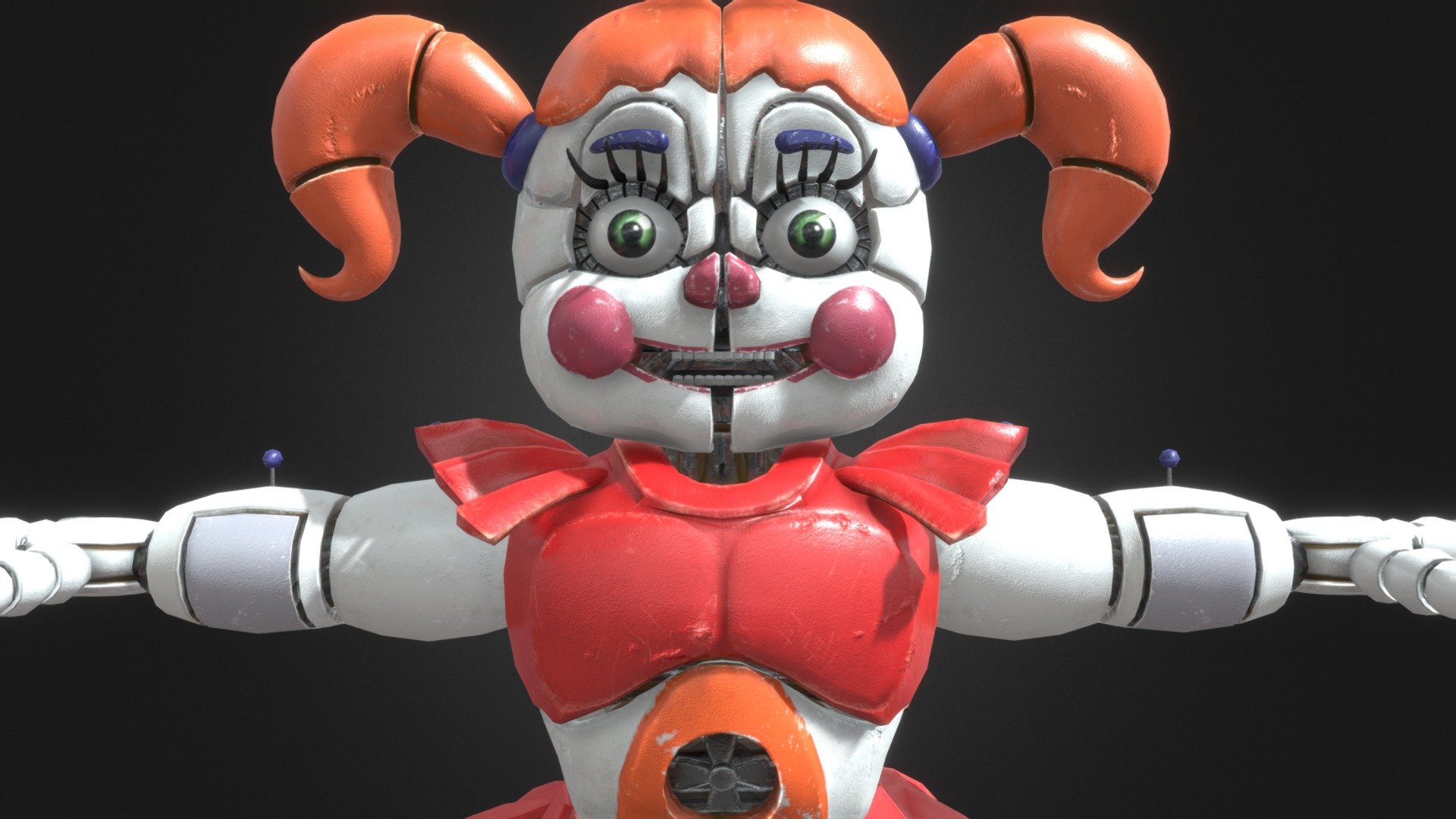 Circus Baby (FNaF HW) - Download Free 3D model by Captain Allen (@Allen ...