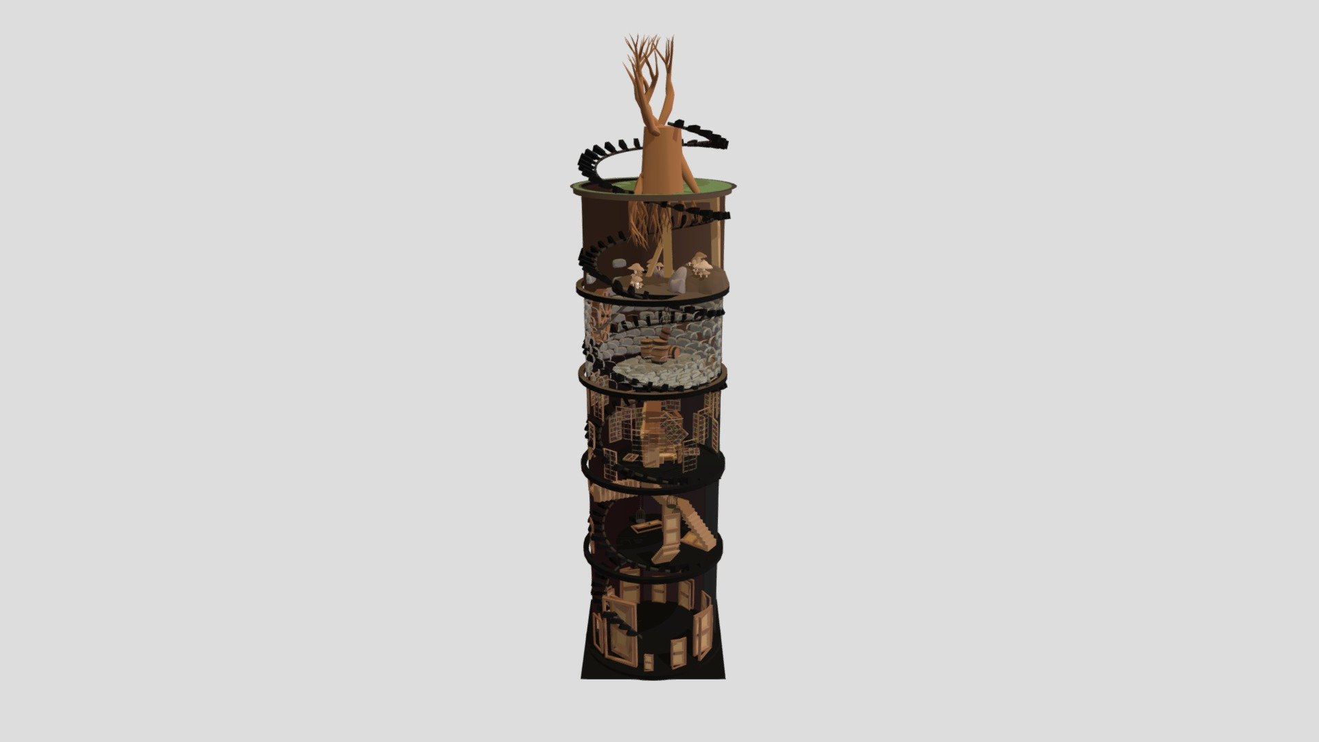 Rabbit Hole nearly done - 3D model by Lottel [3ff79cf] - Sketchfab