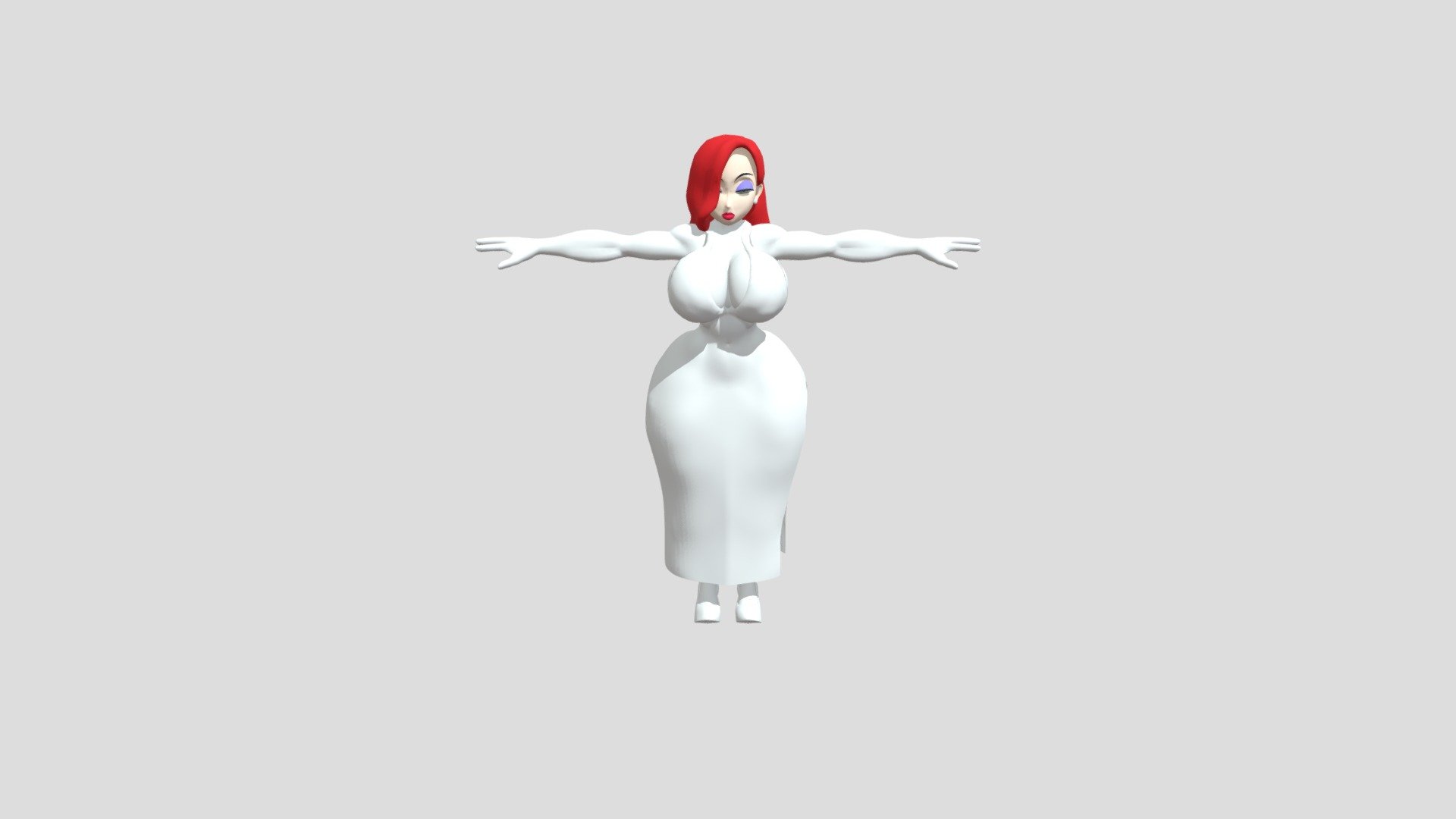 KM Jessica Rabbit - Download Free 3D model by nno (illkoon) (@nno098764321) [3ff7ce0] - Sketchfab