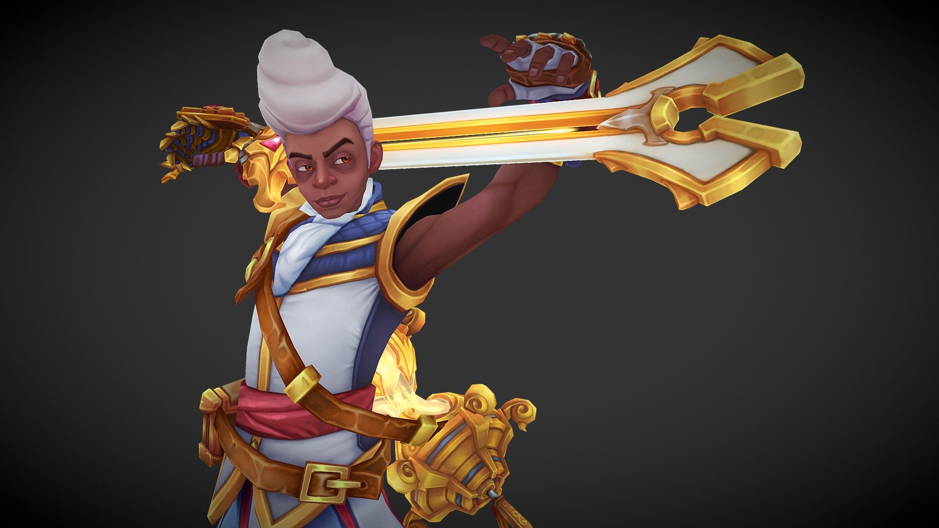 Ekko Riot Creative Contest 2017 pose-B - 3D model by chemotoledo ...