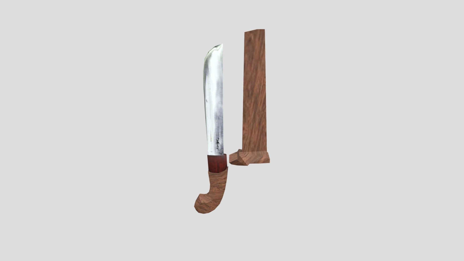 Weapon Golok - Download Free 3D model by oshuasan [3ffb5bc] - Sketchfab