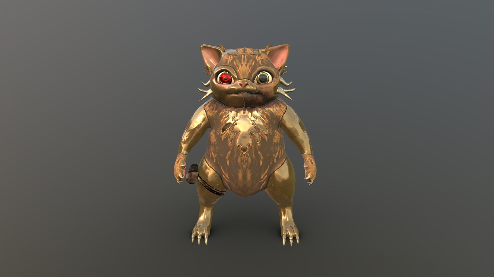 Cyborg Kitty - Download Free 3D model by meowskie [3ffec81] - Sketchfab