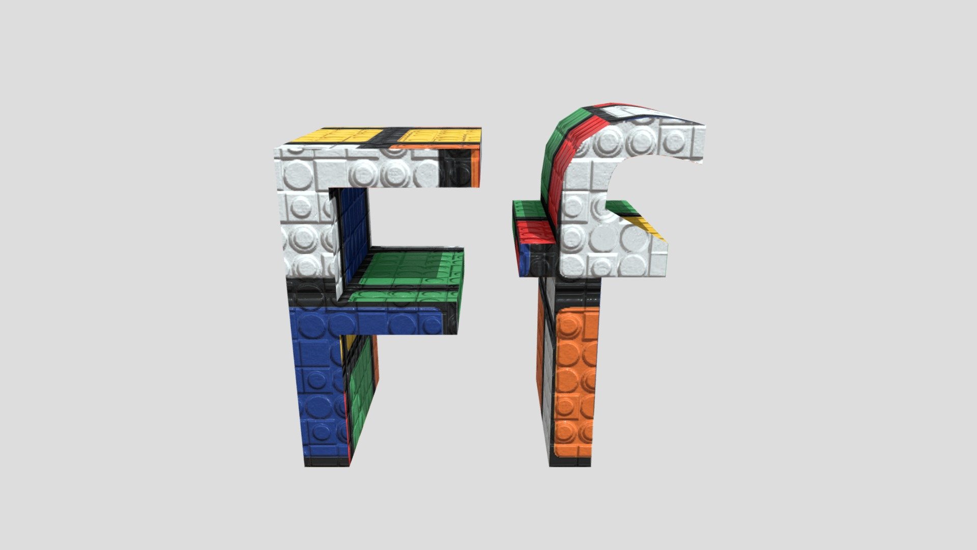 F - 3D model by YazferBC [3fff1fe] - Sketchfab