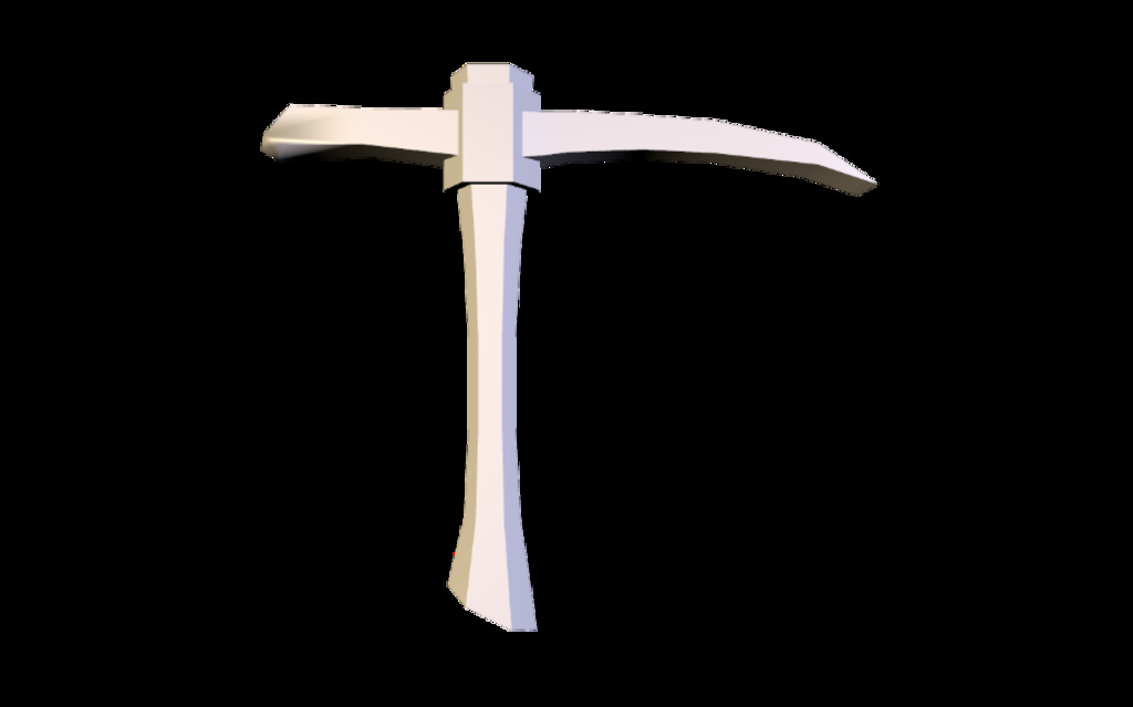 pickaxe.obj - 3D model by ALPHA [3vBDimn] - Sketchfab