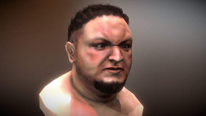 Wrestlers 3D models - Sketchfab