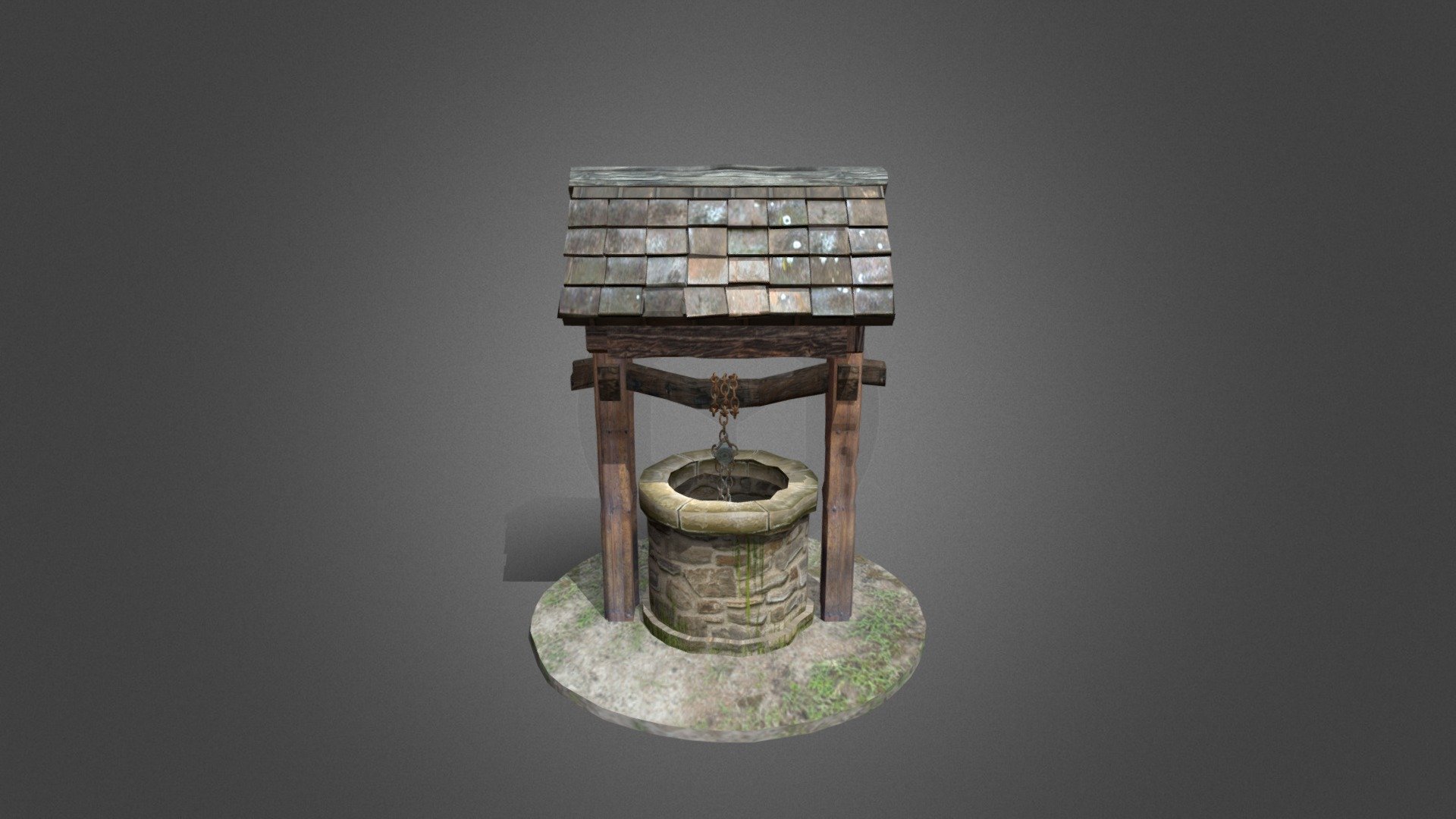 Finished Old Well - 3D model by MonoRaven [40023e1] - Sketchfab