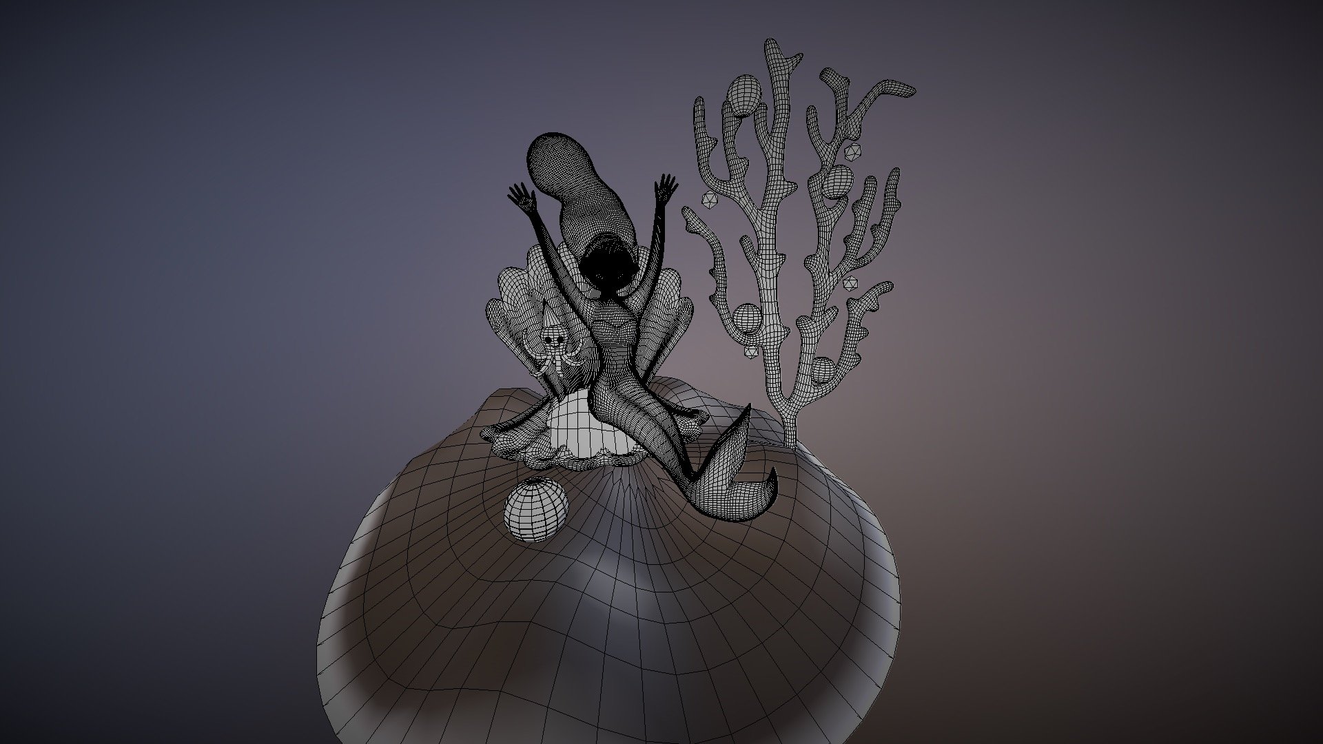 Mimi Mermaid - 3D model by Ulla Sainio (@Ulla.Sainio) [40039d9] - Sketchfab