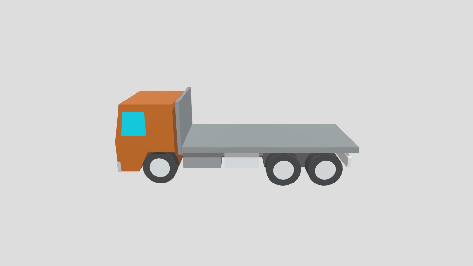Flatbed - 3D model by aqua1995 [4004668] - Sketchfab
