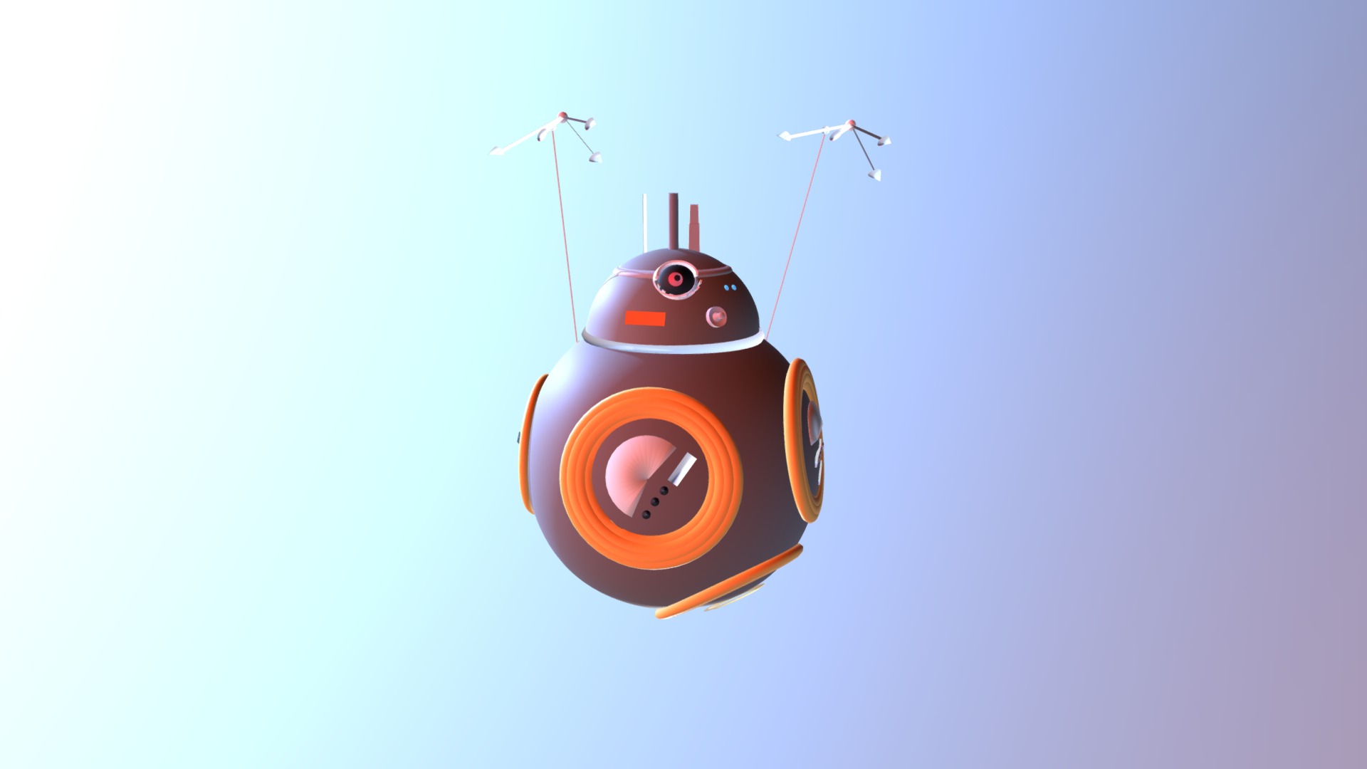 Robot BB-8 Versión Halloween - 3D model by Anderbe91 (@Andres.Bejarano ...
