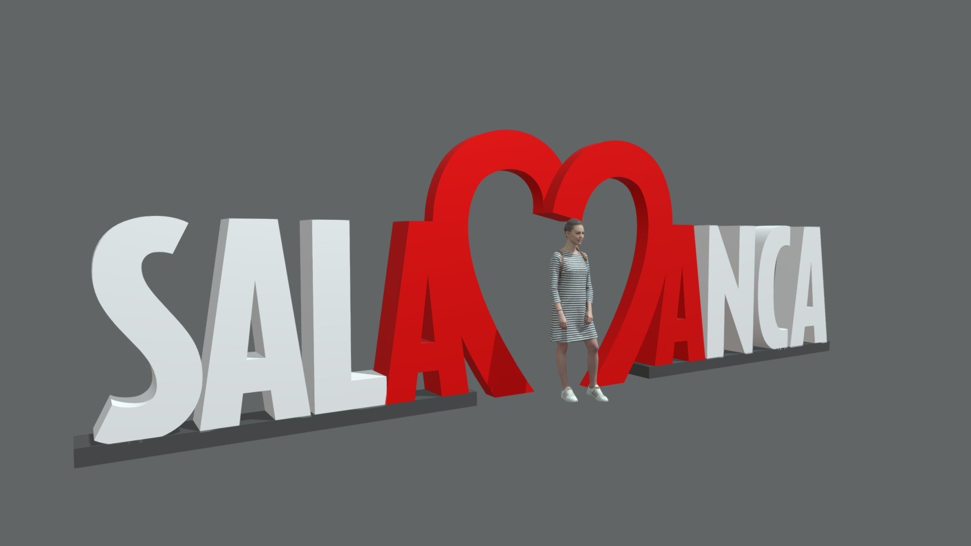 Letras Monumentales Salamanca - 3D model by alejos71 [4007852] - Sketchfab