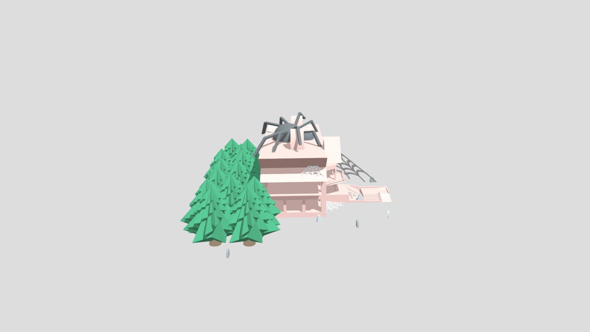 Spooky House - Download Free 3D model by scarlet (@scarletcl) [4007a5a ...