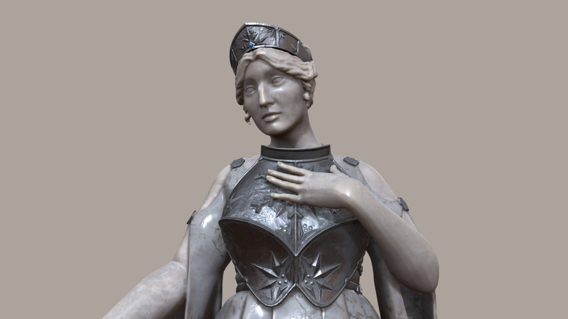 Ultor: Greek Goddess of Peace Statue - 3D model by KRMacGregor [4008b80 ...