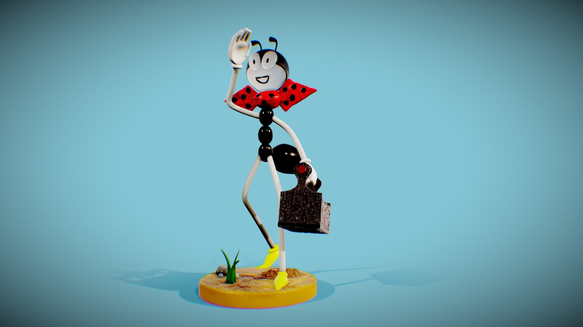 Czech comic hero Ferda Ant - Download Free 3D model by milhause.cz ...