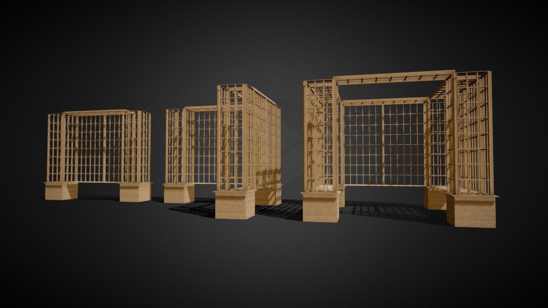 Trellises D - Buy Royalty Free 3D model by BumpkinCZ [400c824 ...