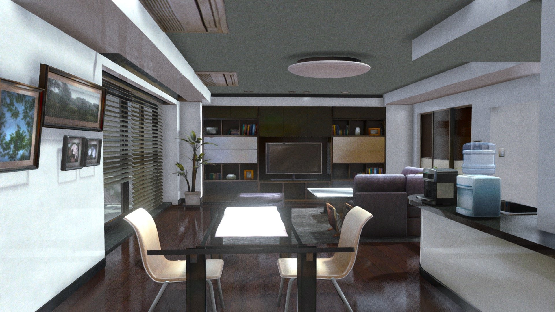 Modern apartment interior - Download Free 3D model by Katydid (@Katydid ...