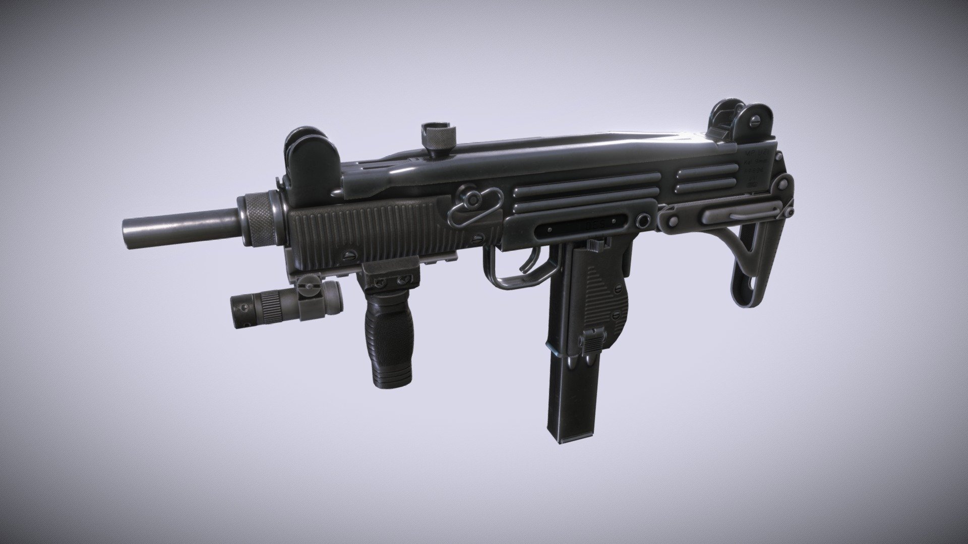 Uzi - Buy Royalty Free 3D model by MozartsGhost (@James.Towne) [400cc73] - Sketchfab Store