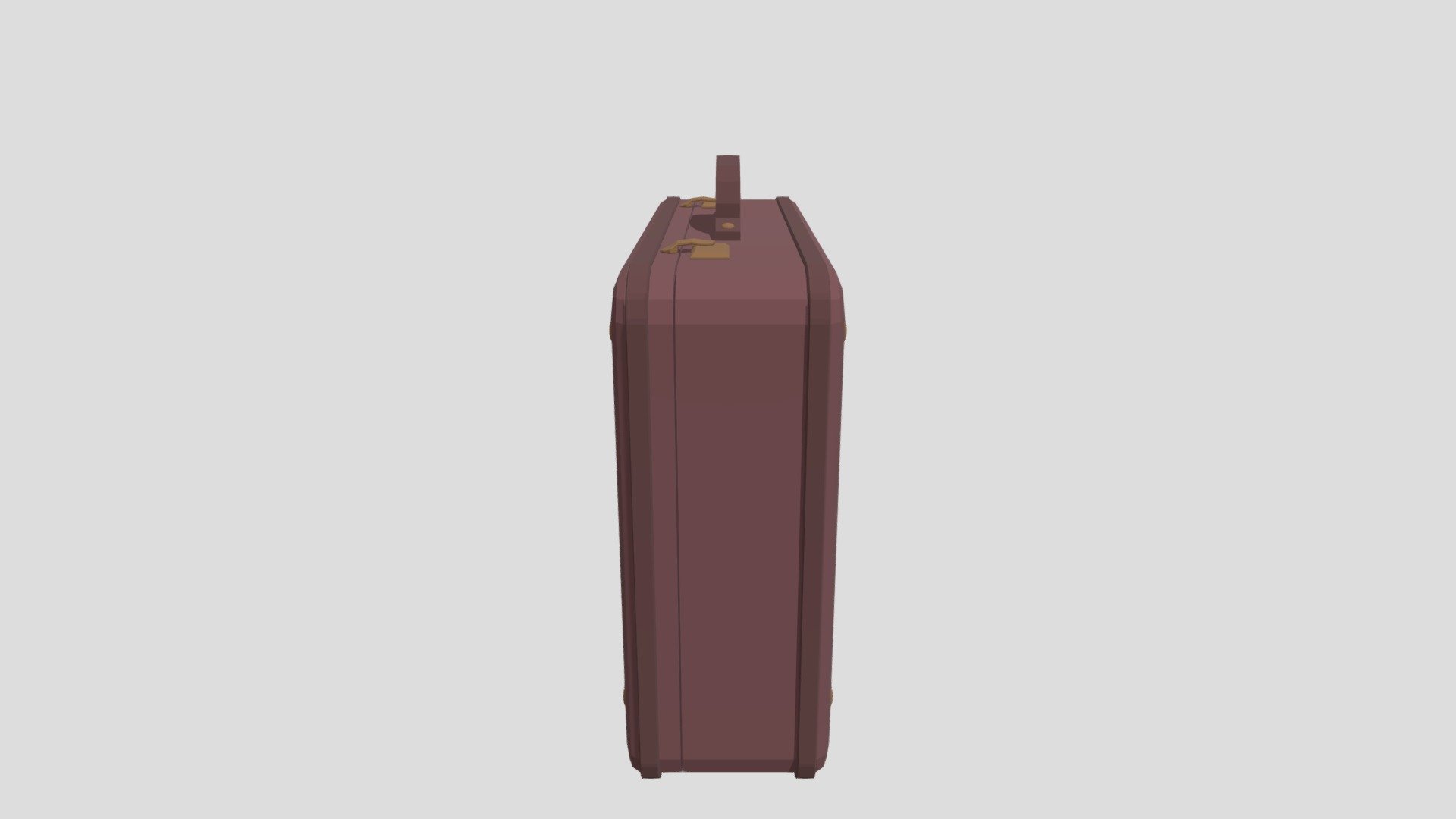Low-Poly Suitcase - 3D model by Sage_Ifeoluwa [400ea52] - Sketchfab