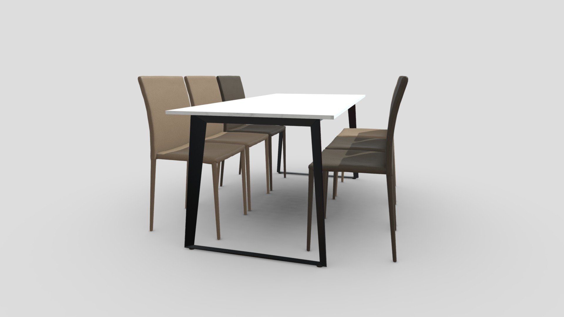 Ceramic Dining Table Set 1800 - Buy Royalty Free 3D model by interior ...