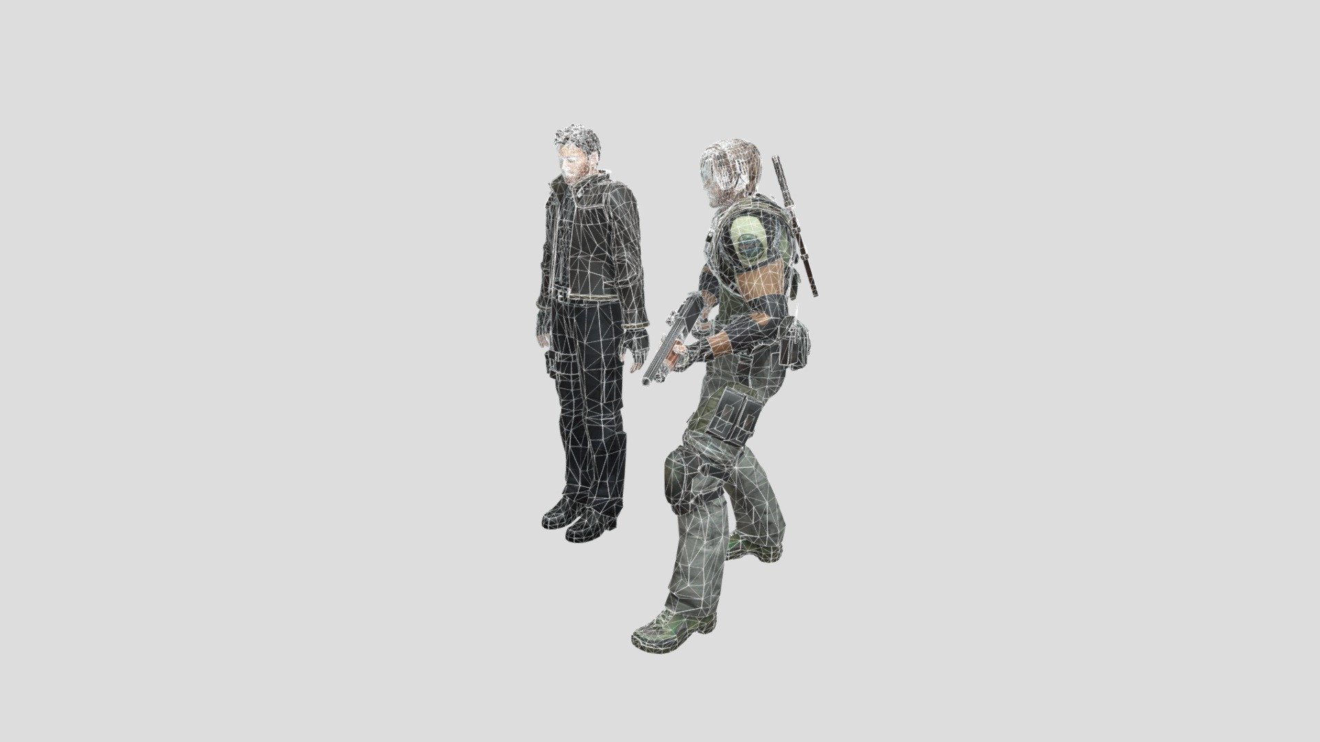 Chris+Leon swap .DAE - Download Free 3D model by Karl.Borlaza [40127fd ...