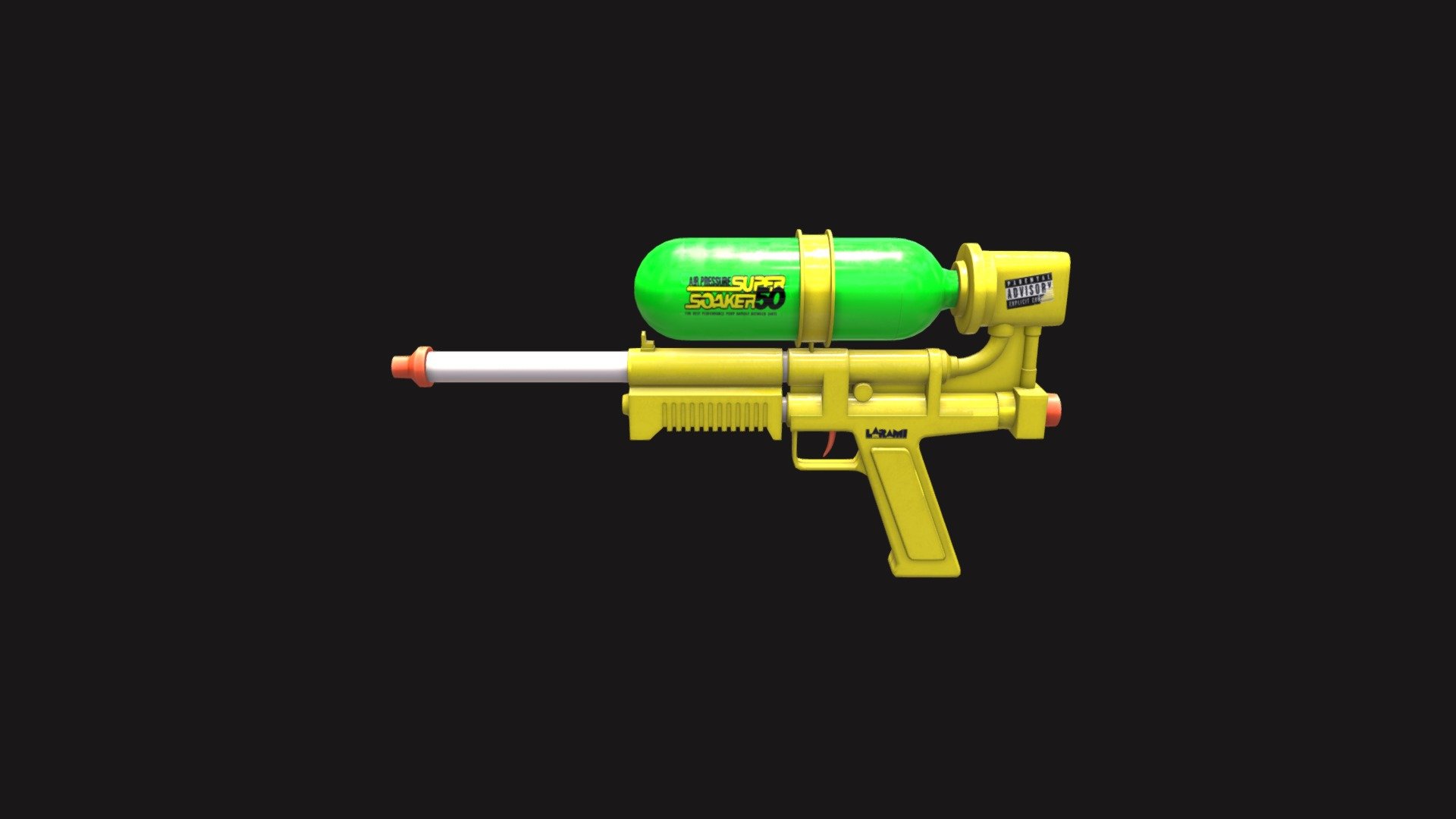 Super Soaker Memory. - 3D model by clevelandgriffin [401332c] - Sketchfab