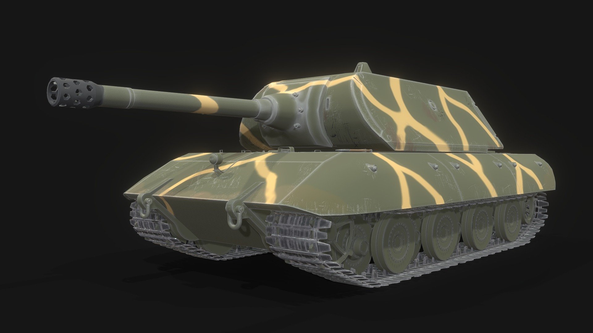 Panzerkampfwagen E-100 - 3D model by Blue3D (@Blueberry12) [4013836] - Sketchfab