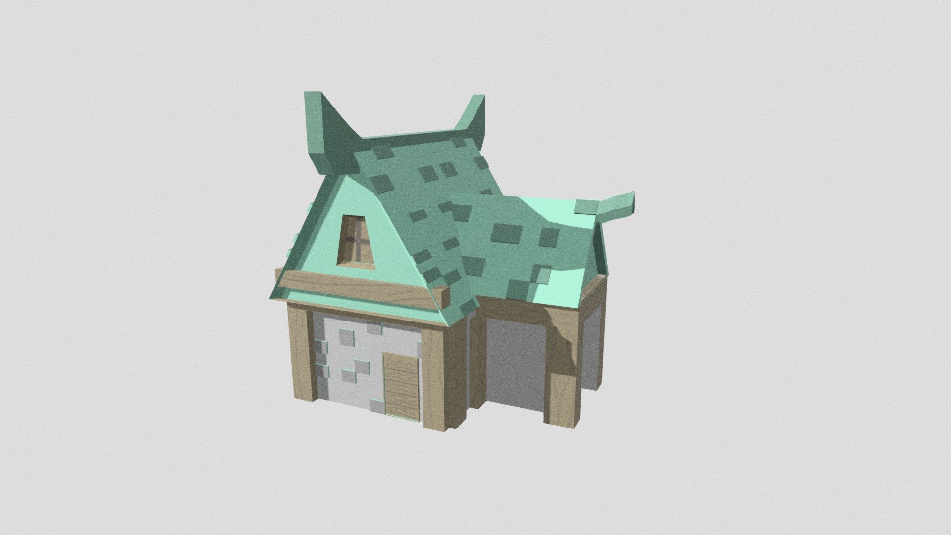 Forest Shooter ~ Village House - 3D model by Mirthe_x [401663b] - Sketchfab