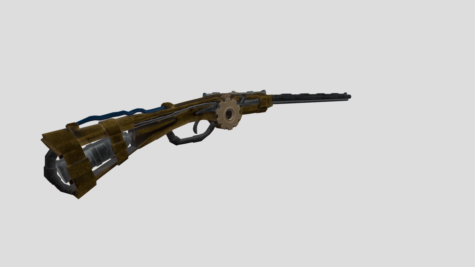Steampunk Rifle - 3D model by LukeB_01 (@Masta_Pasta) [40171eb] - Sketchfab