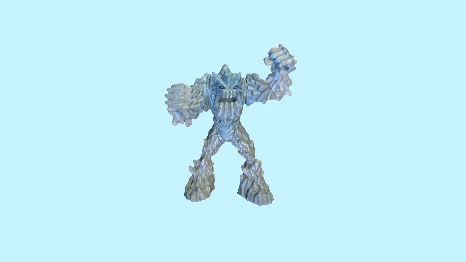Ice Monster - Download Free 3D model by joaomgcd [4018045] - Sketchfab