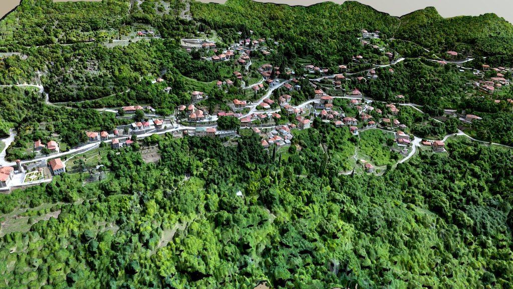 Perista village - 3D model by Topographers.gr [40181fa] - Sketchfab