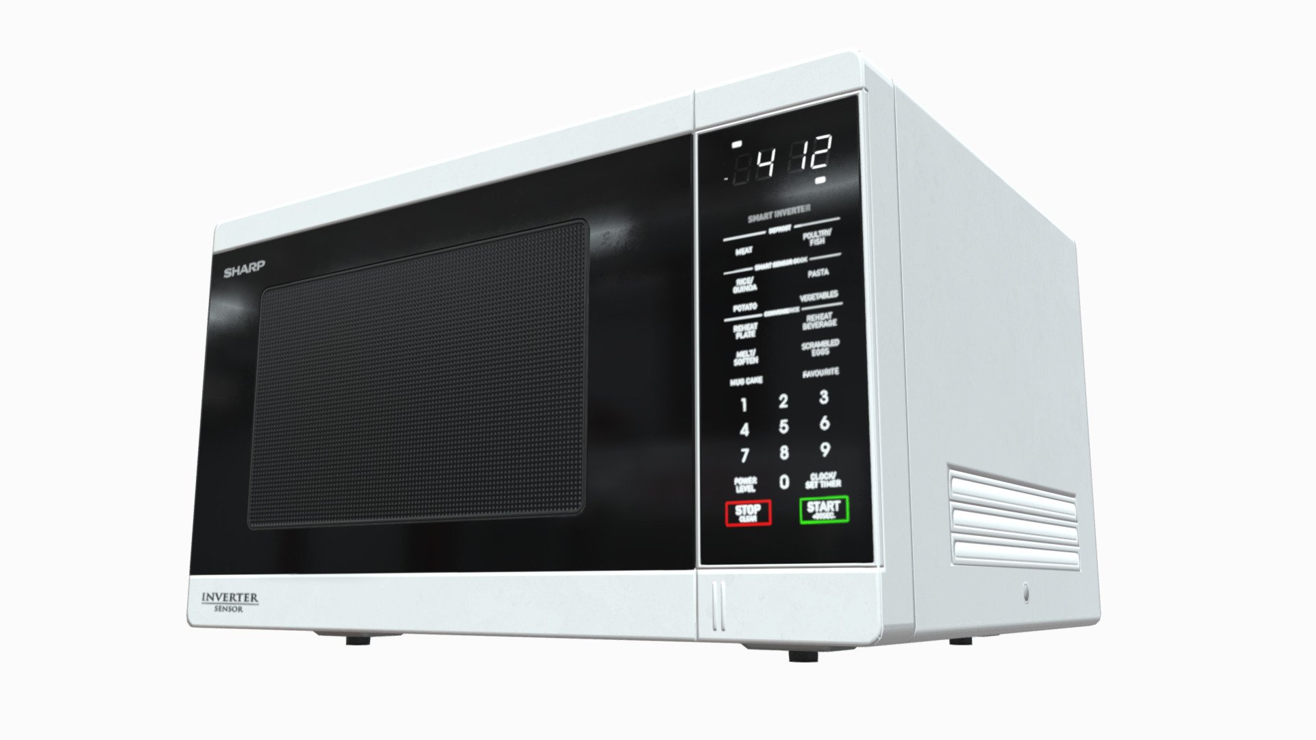 Microwave - Sharp 34L - Download Free 3D model by abass20 [4018a00 ...
