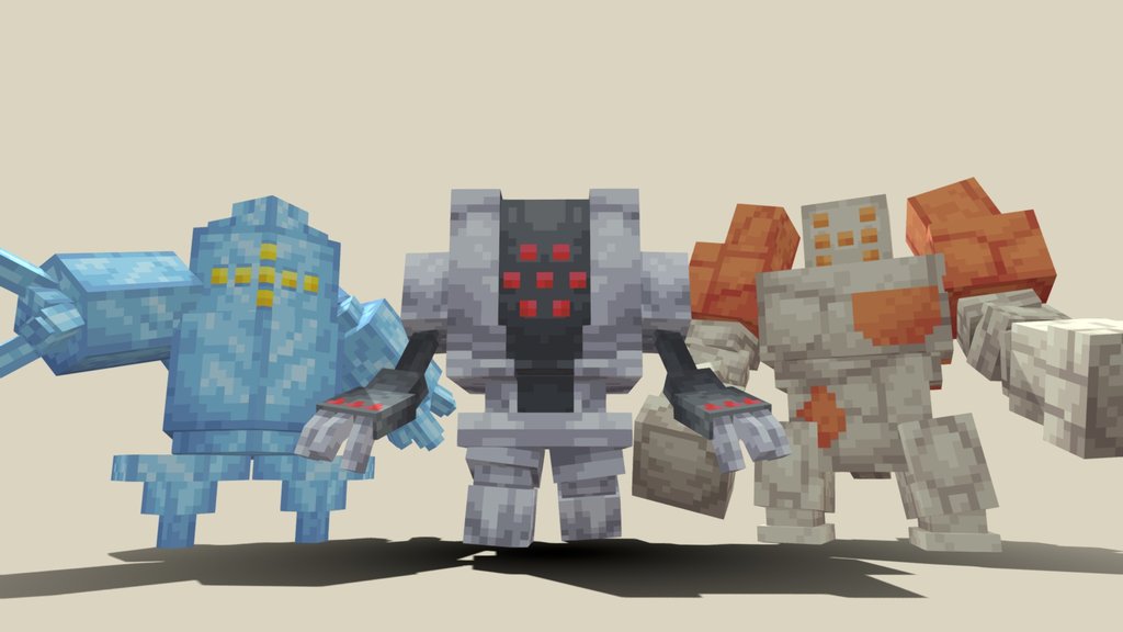 CobbleMons - A 3D model collection by logecraftserver - Sketchfab