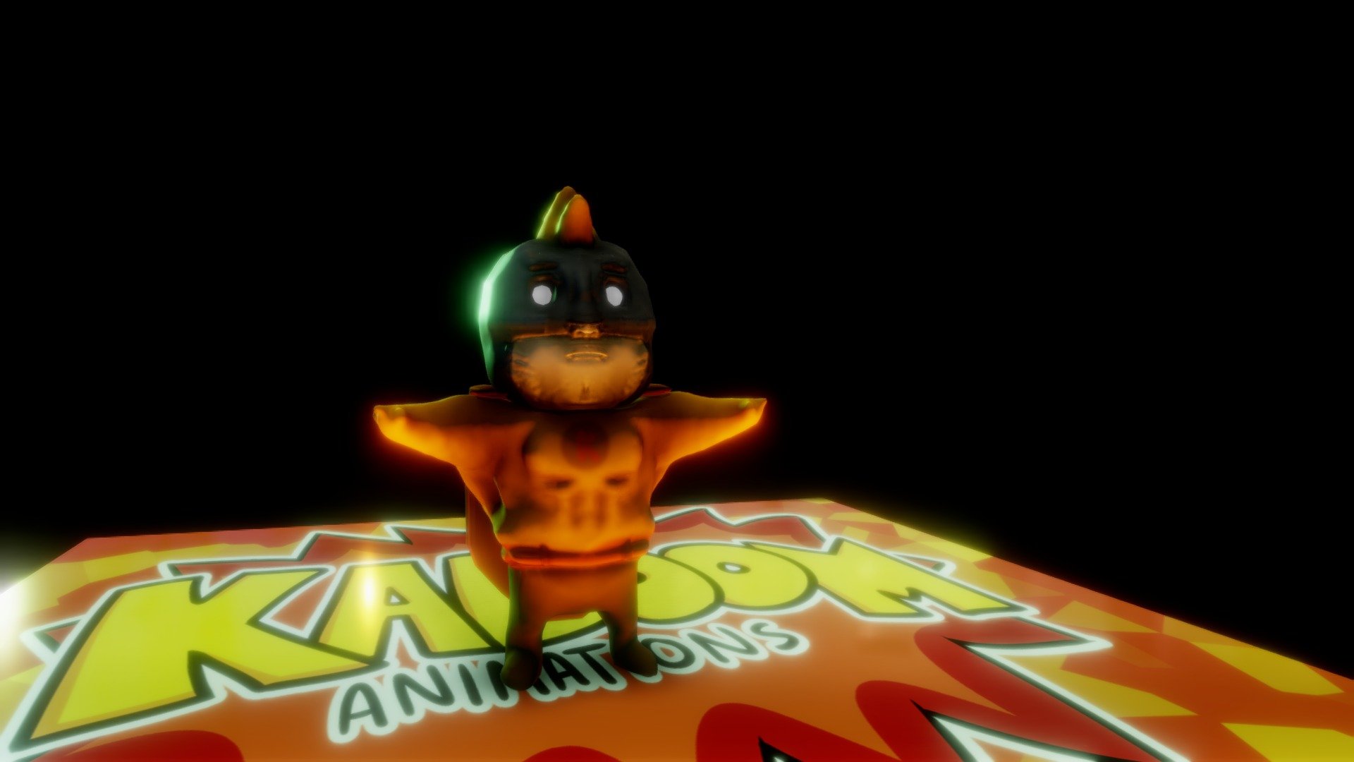 Kaboom Guy Superhero - 3D model by WillBourke (@KaboomAnimations ...