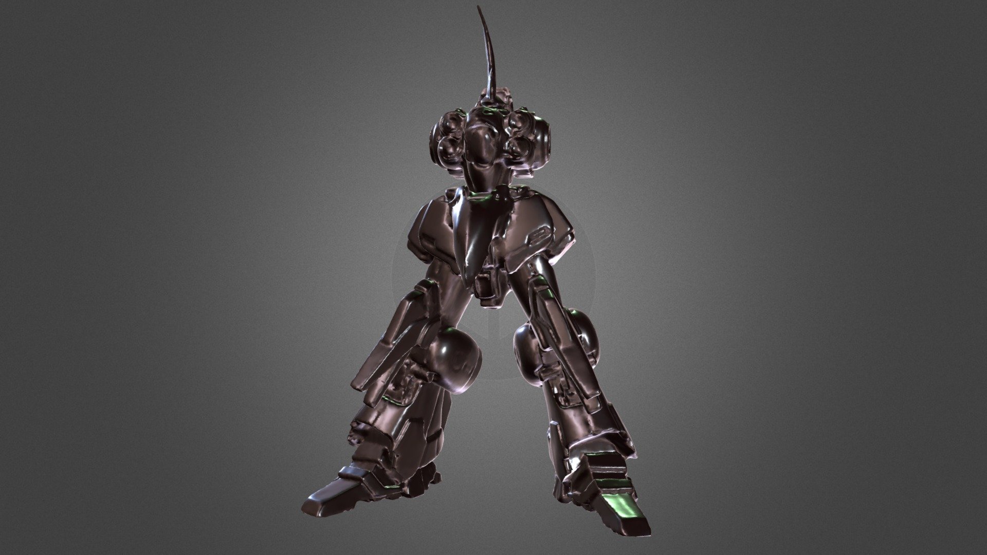 Space Robot - 3D model by lucadibe [401ba5a] - Sketchfab