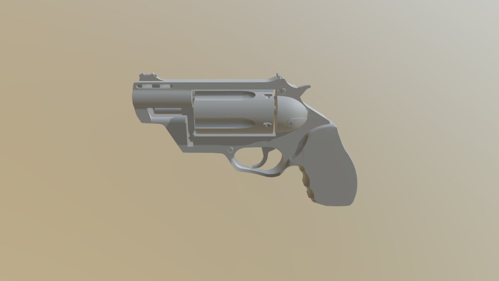 Judge Revolver V5 - 3D model by Dale Wones (@DaleWones) [401cfc9 ...